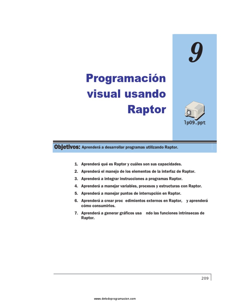 Programación visual con Raptor | PDF | C Sharp (lenguaje de ...