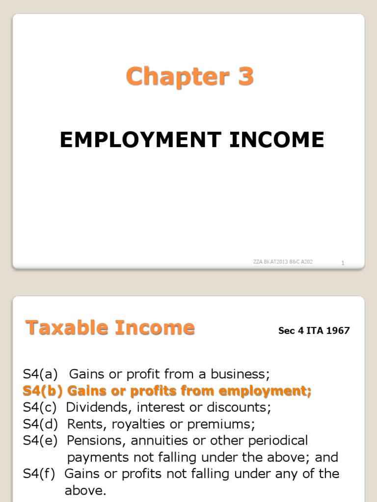 Employment Income Overview and Taxation | PDF | Employee Benefits ...