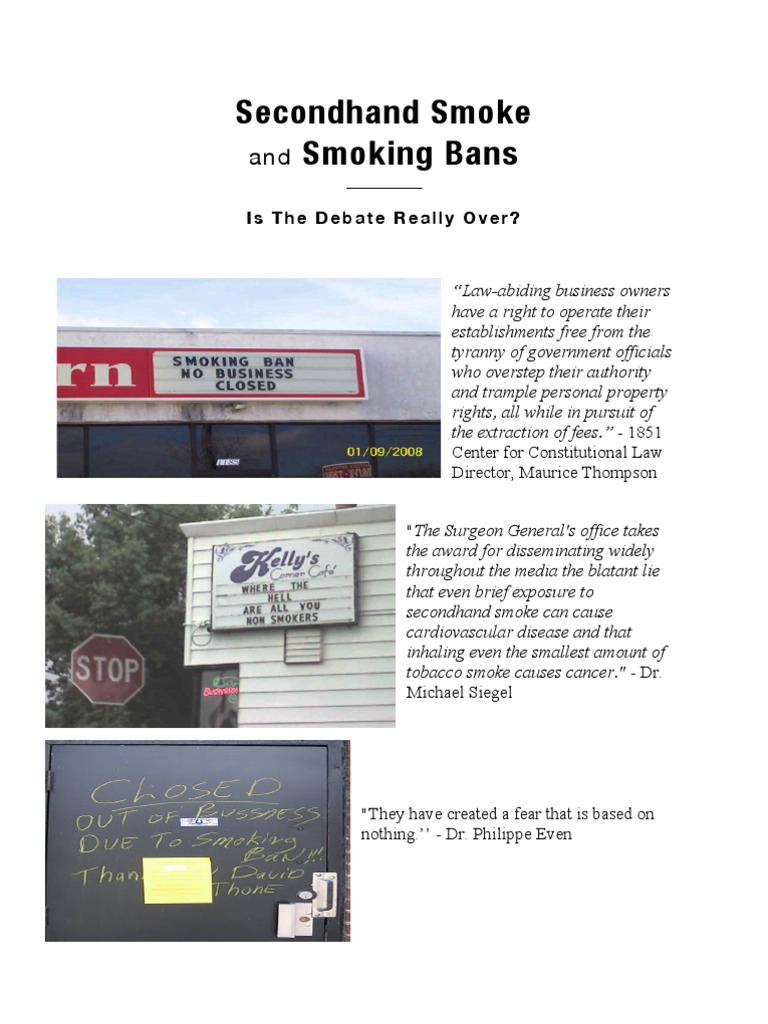 Kansas Smoking Ban Booklet - Sheila Martin | PDF | Smoking | Cigarette