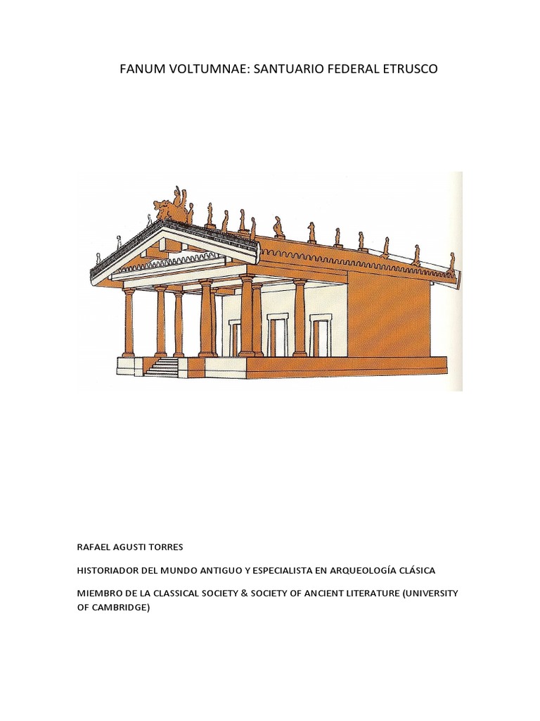 Fanum Voltumnae Santuario Federal Etrusc | PDF | Religión y creencia