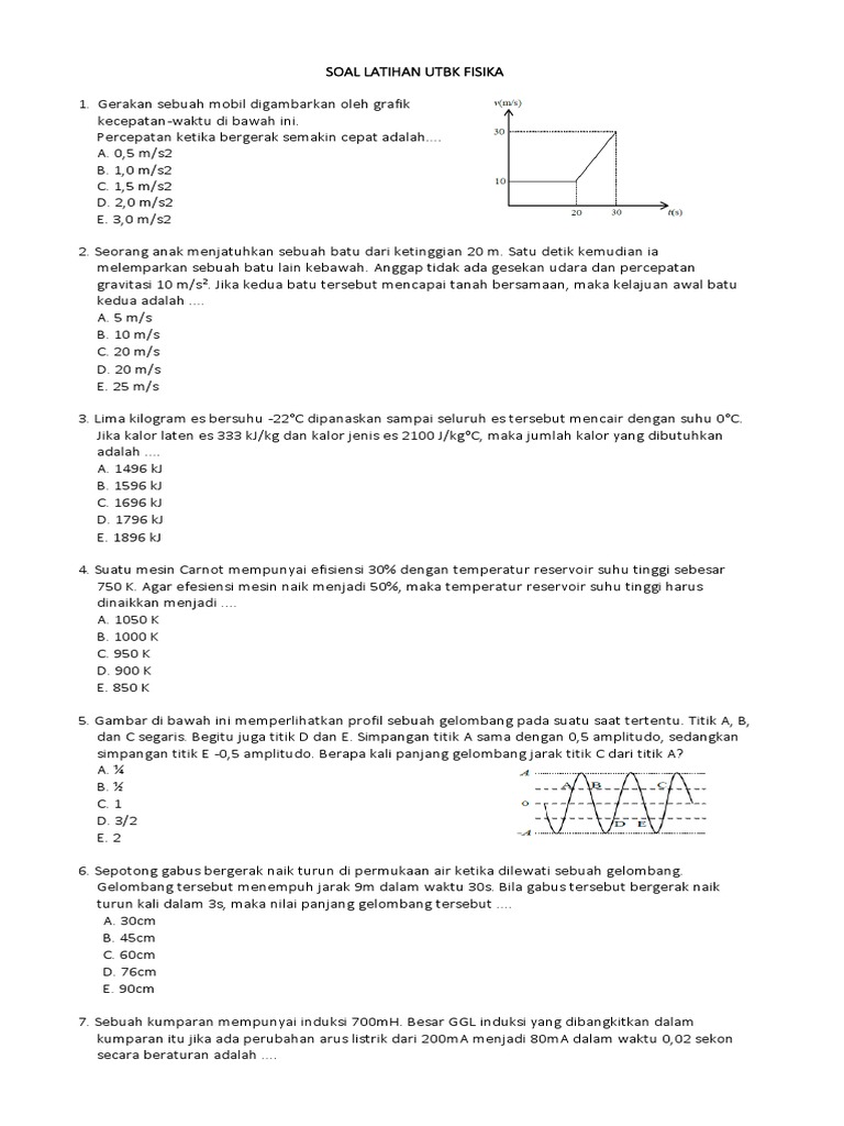 Soal Latihan UTBK | PDF