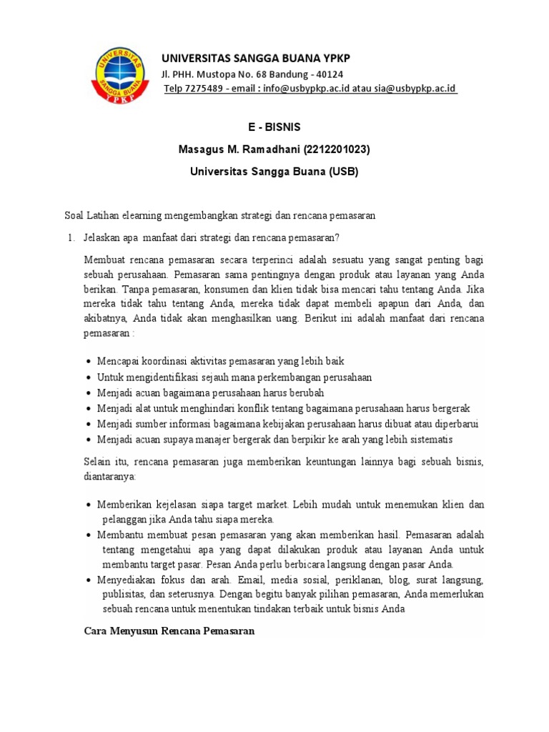 Tugas 2 (Masagus M. Ramadhani - 2212201023) | PDF