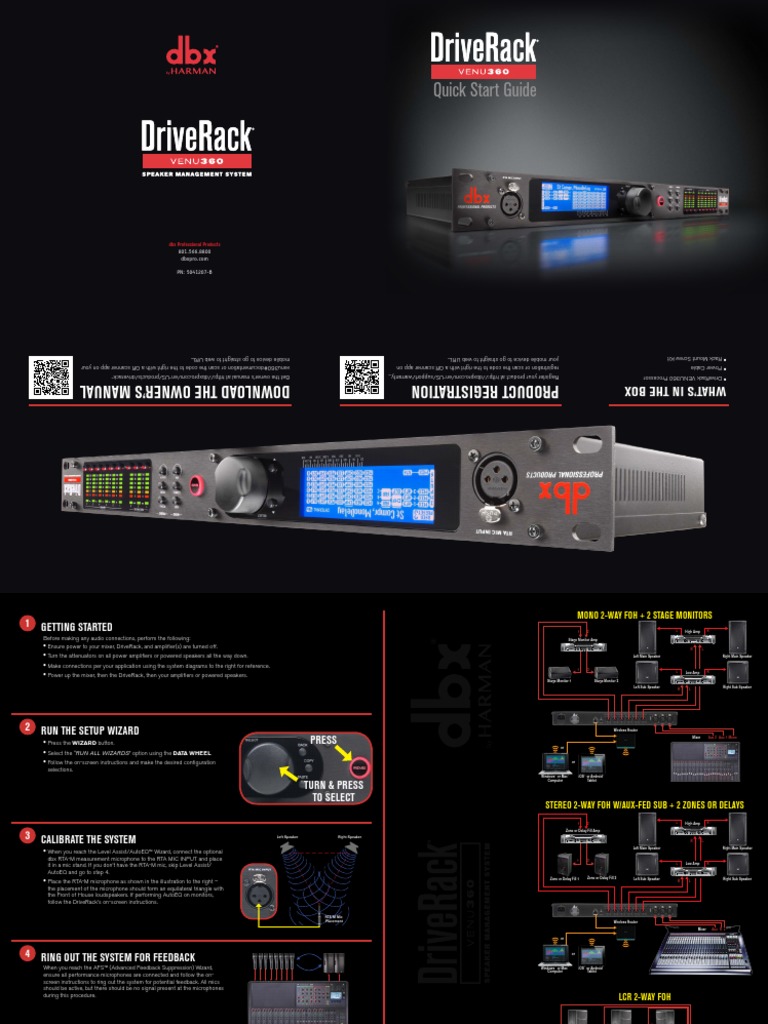 Quick Start Guide: DBX Professional Products | PDF | Ios | Wi Fi