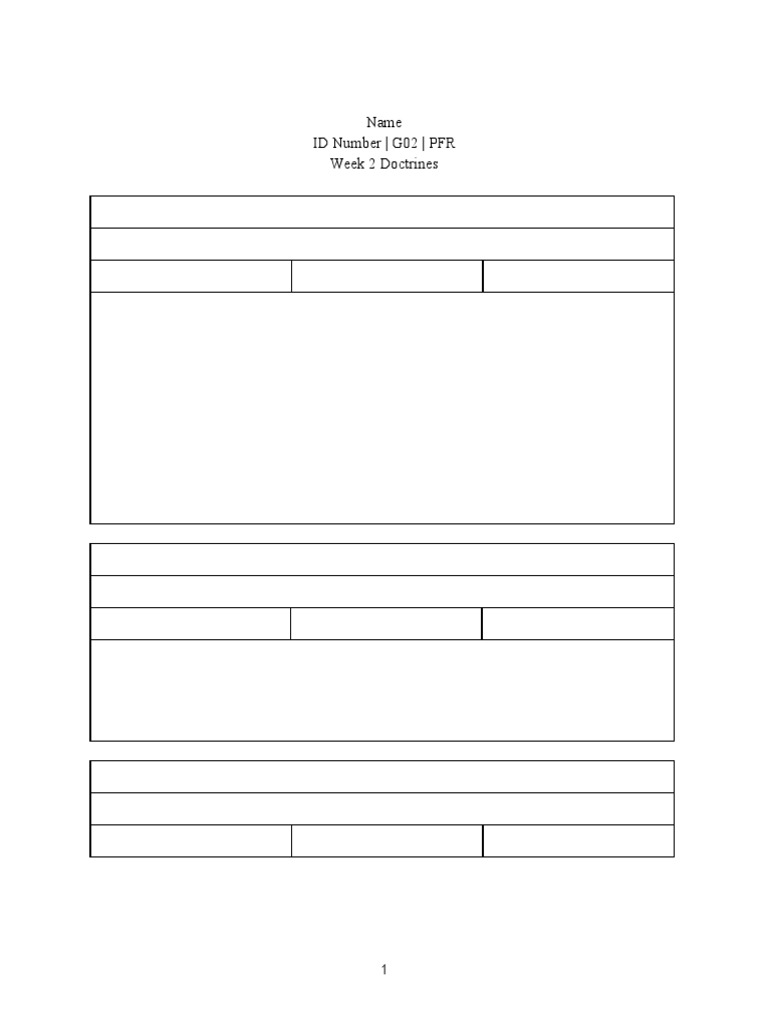 Doctrines Template | PDF | Seduction | Public Law