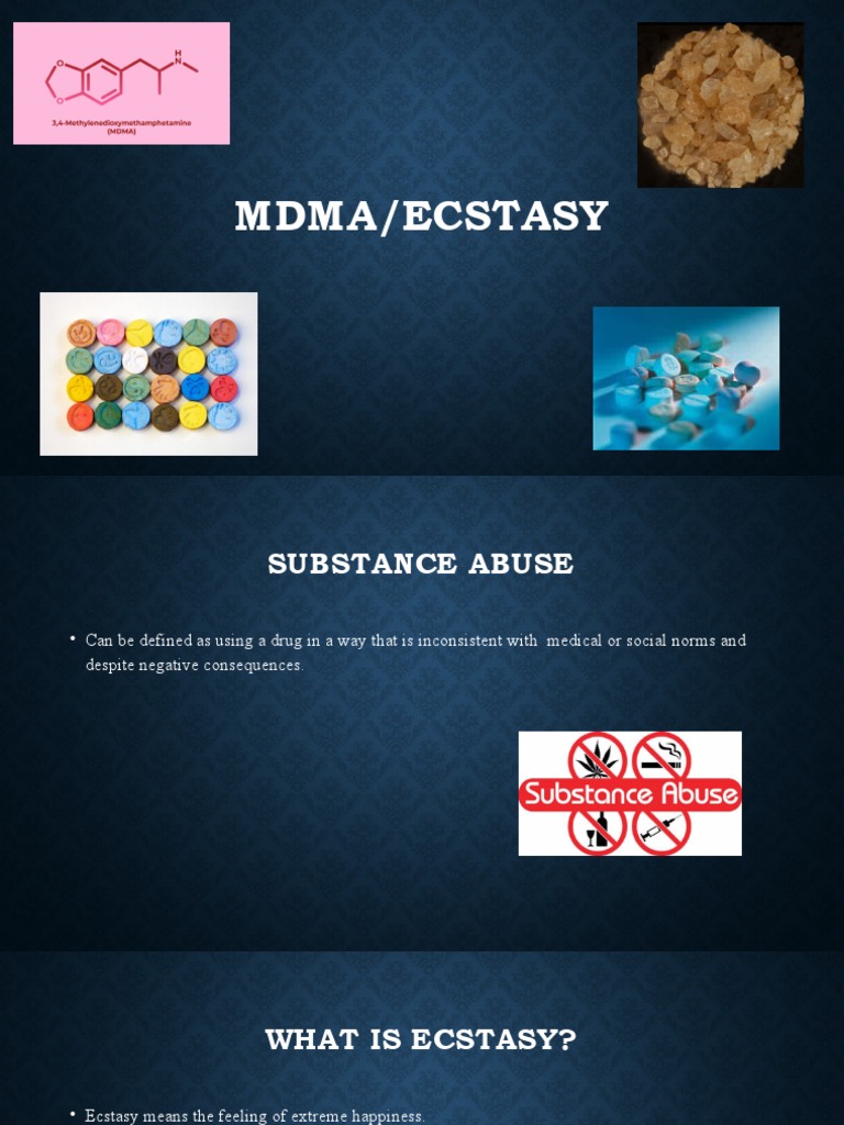 MDMA Ecstasy Presentation | PDF | Self-Improvement