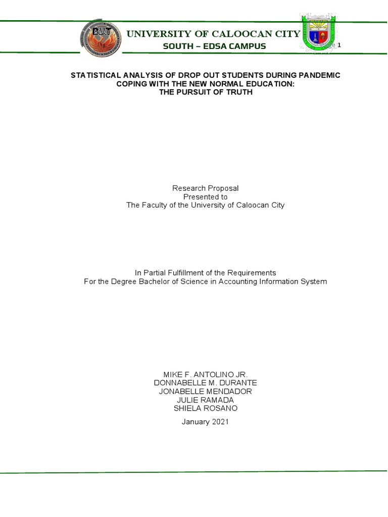 University of Caloocan City: South - Edsa Campus | PDF | Survey ...