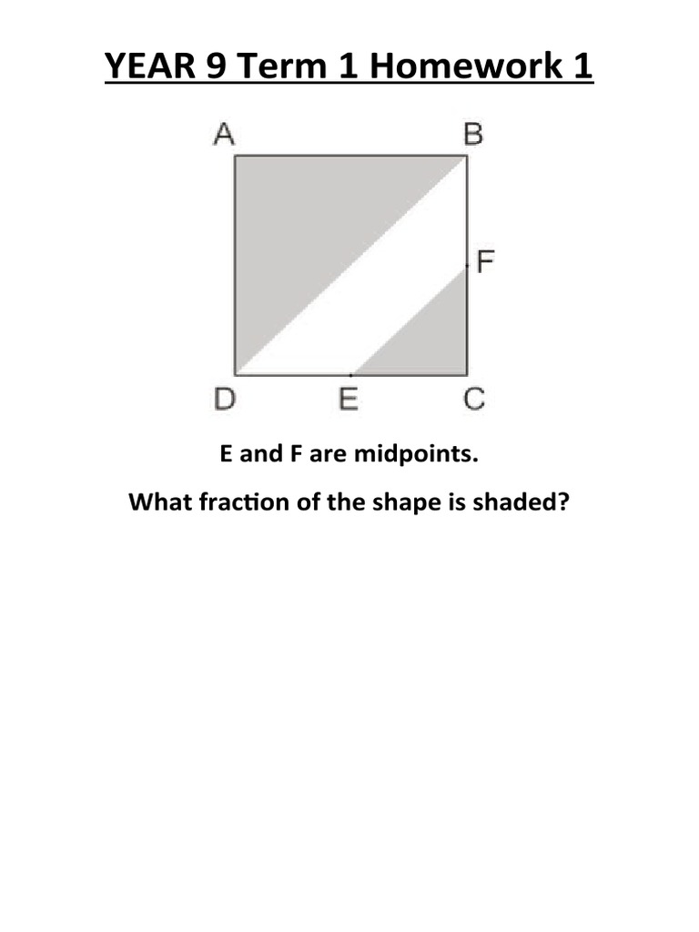 Year 9 Maths Home Learning Practice. | PDF | Area | Teaching Mathematics