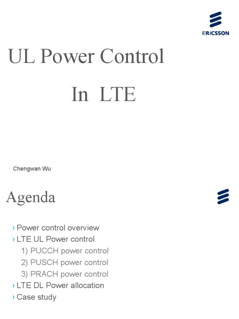 LTE Open Loop Power Control Overview | PDF | Telecommunications ...
