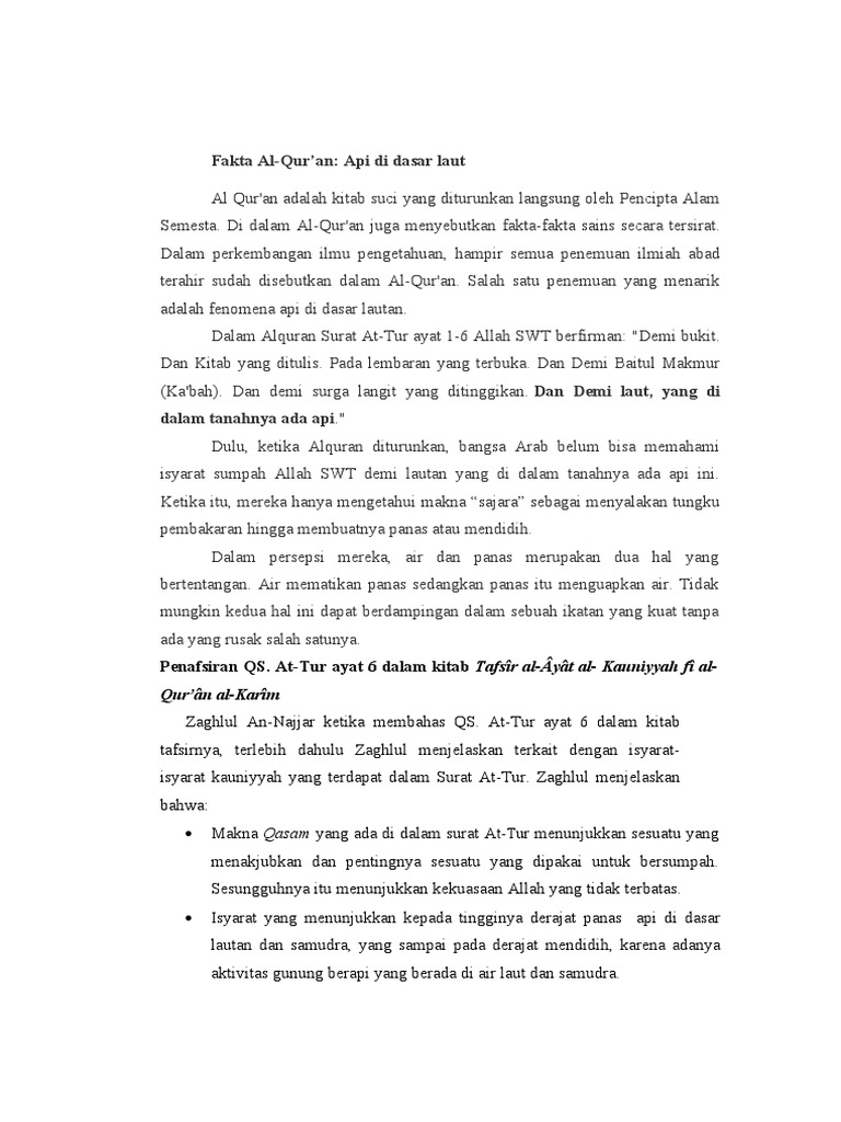 Api Di Dasar Laut | PDF