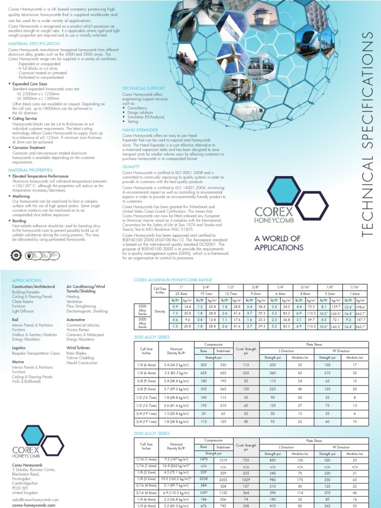 Corex Data Sheet 160mm Fold English WEB PDF | PDF | Turbine | Sheet Metal