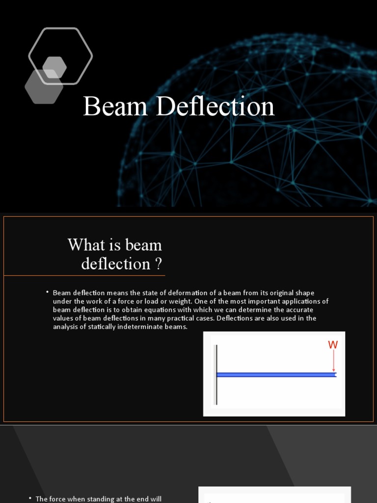 Beam Deflection ATGB2652 202005 ppt.02 | PDF | Beam (Structure) | Deformation (Engineering)