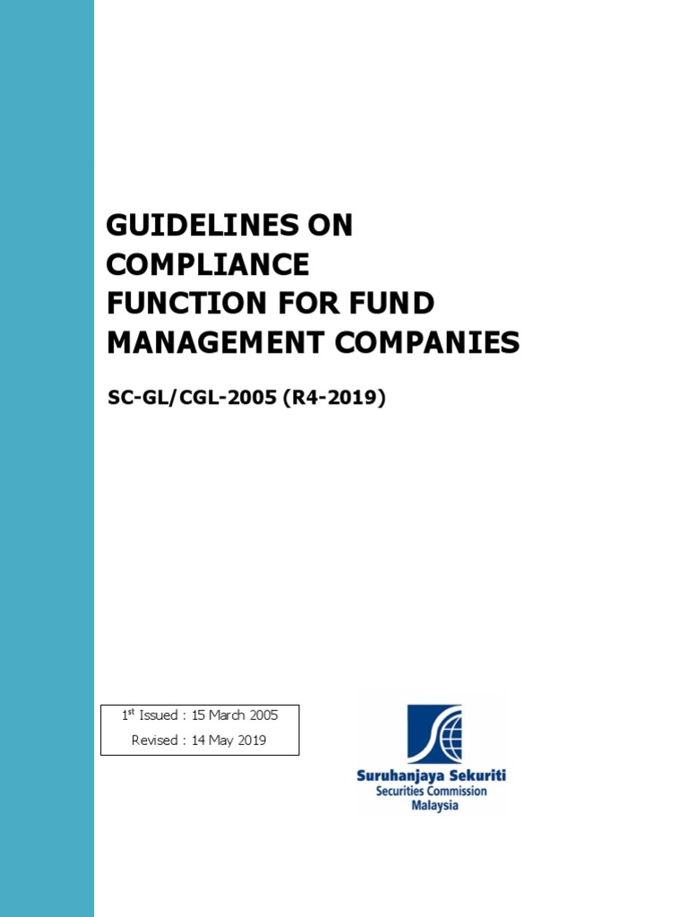 Compliance Guidelines for Fund Managers | PDF | Investment Management ...