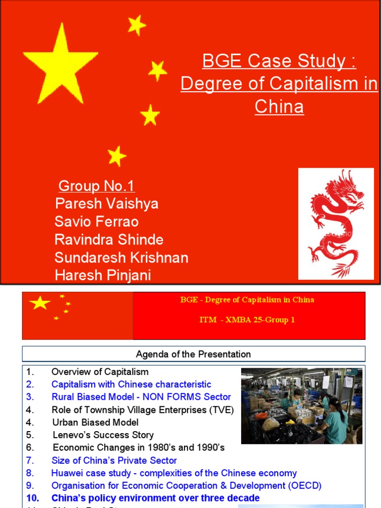 BGE Case Study: Degree of Capitalism in China | PDF | China | World Politics