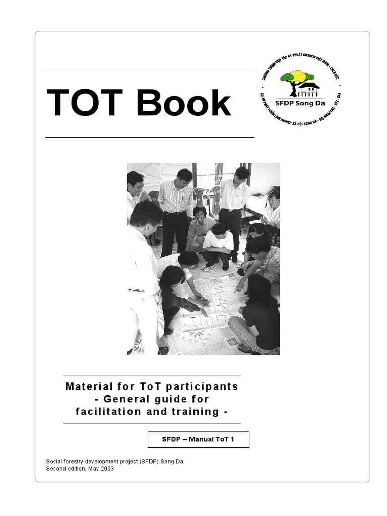Tot Book: Material For Tot Participants - General Guide For Facilitation and Training | PDF ...
