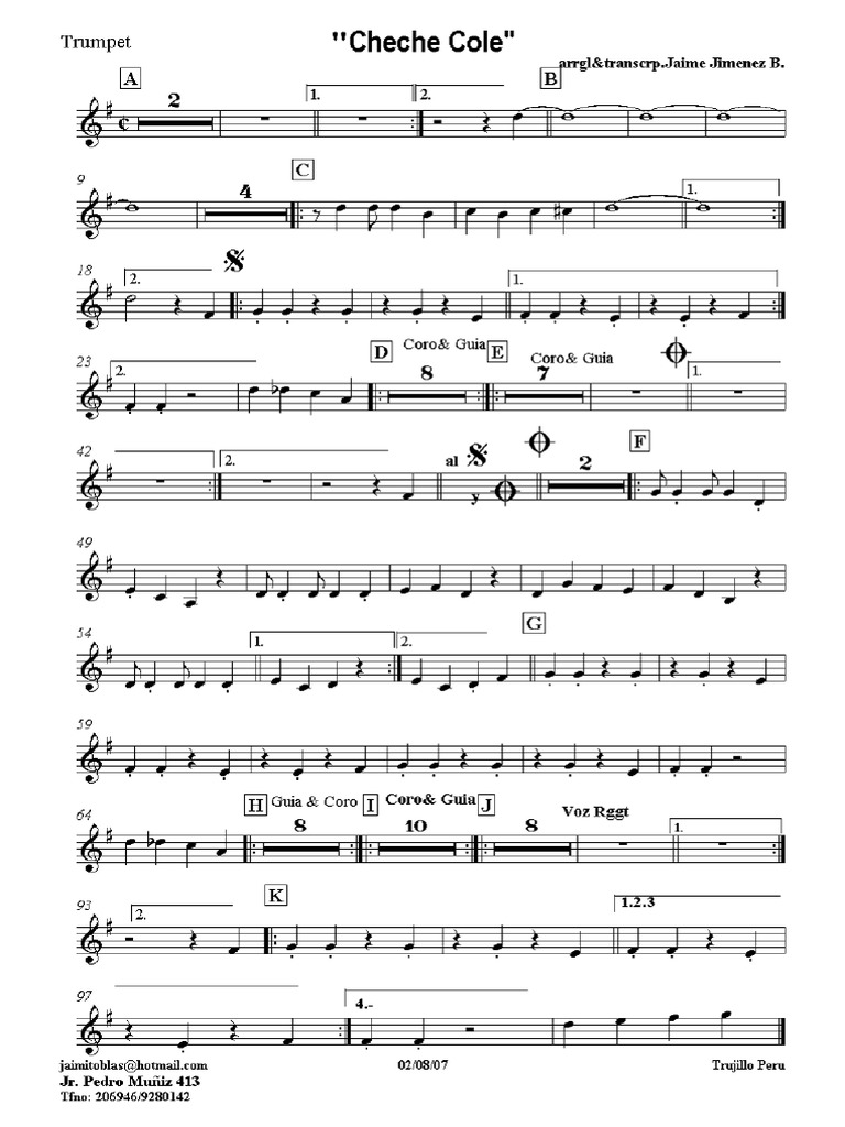 Hector Lavoe - Che Che Cole | PDF