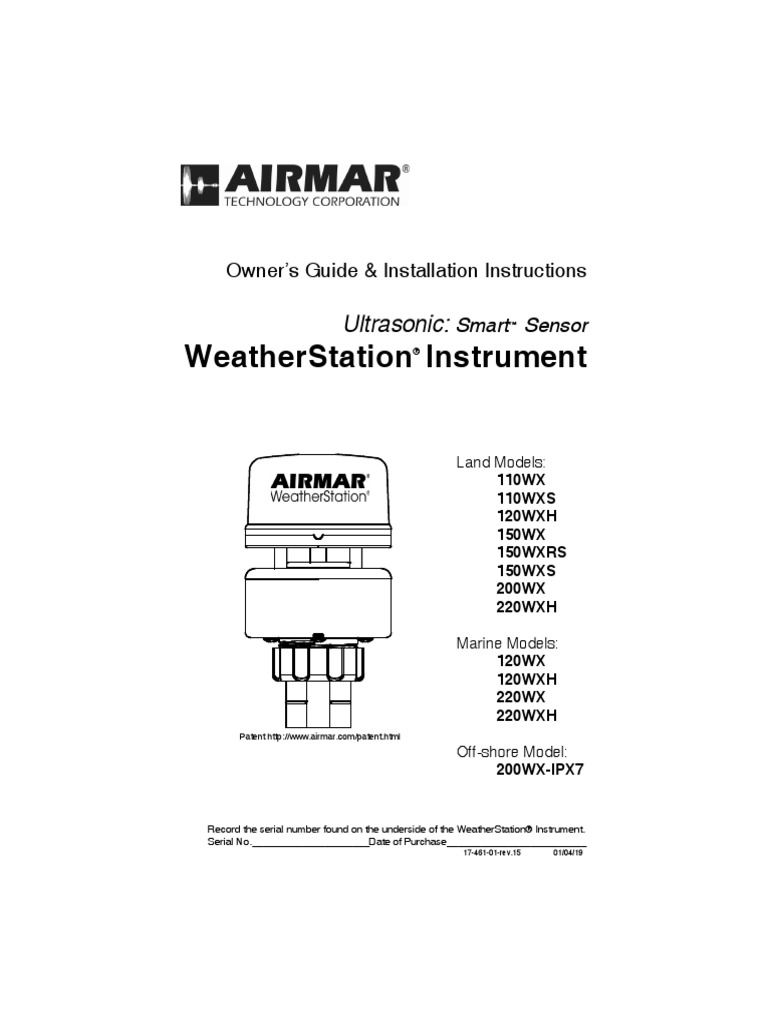 AirMar WeatherStation | PDF | Compass | Electrical Connector