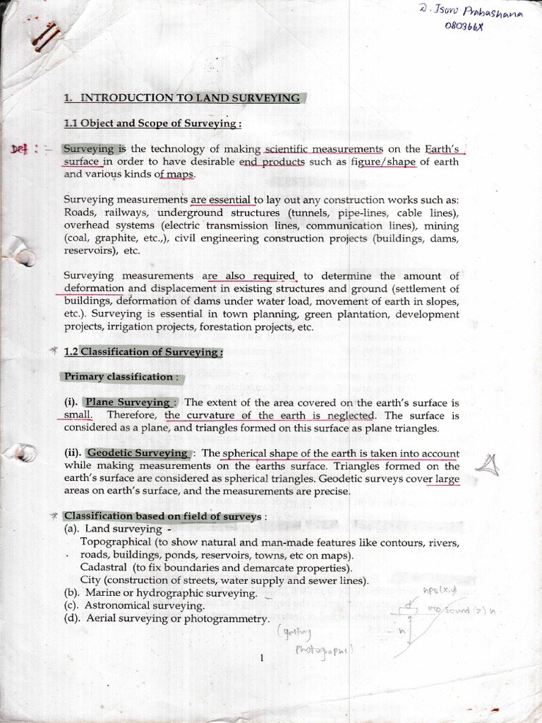 Introduction to Land Surveying Basics | PDF | Surveying | Latitude