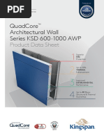 Kingspan Quadcore ks1000rw Roof Panel Data Sheet en GB Ie | PDF | Roof ...