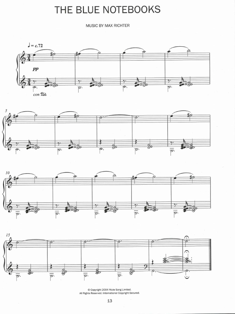 The Blue Notebook | PDF