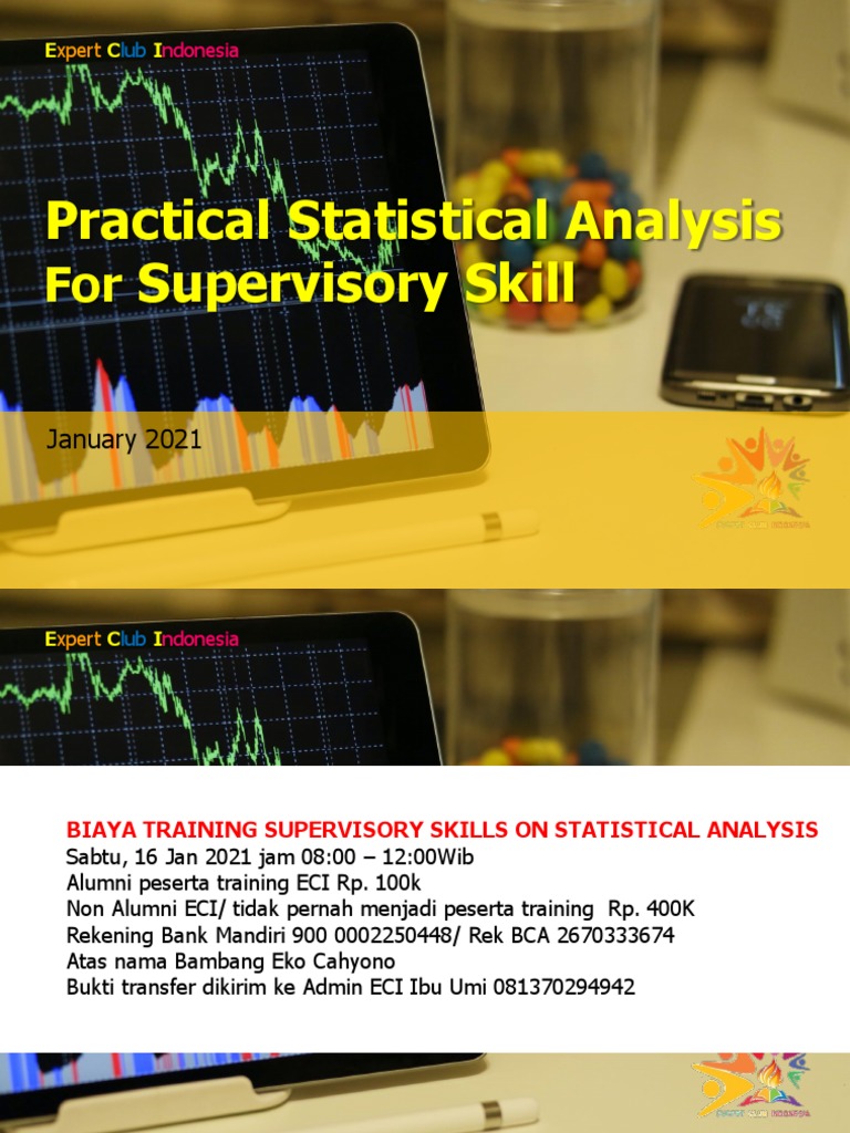 Expert Club Indonesia S Practical Statistical Analysis For Supervisory