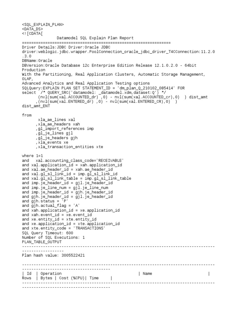 Explain Plan | PDF | Database Index | Software Engineering