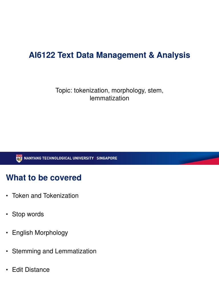 Tokenization & Morphology in NLP | PDF | Morphology (Linguistics) | Part Of Speech
