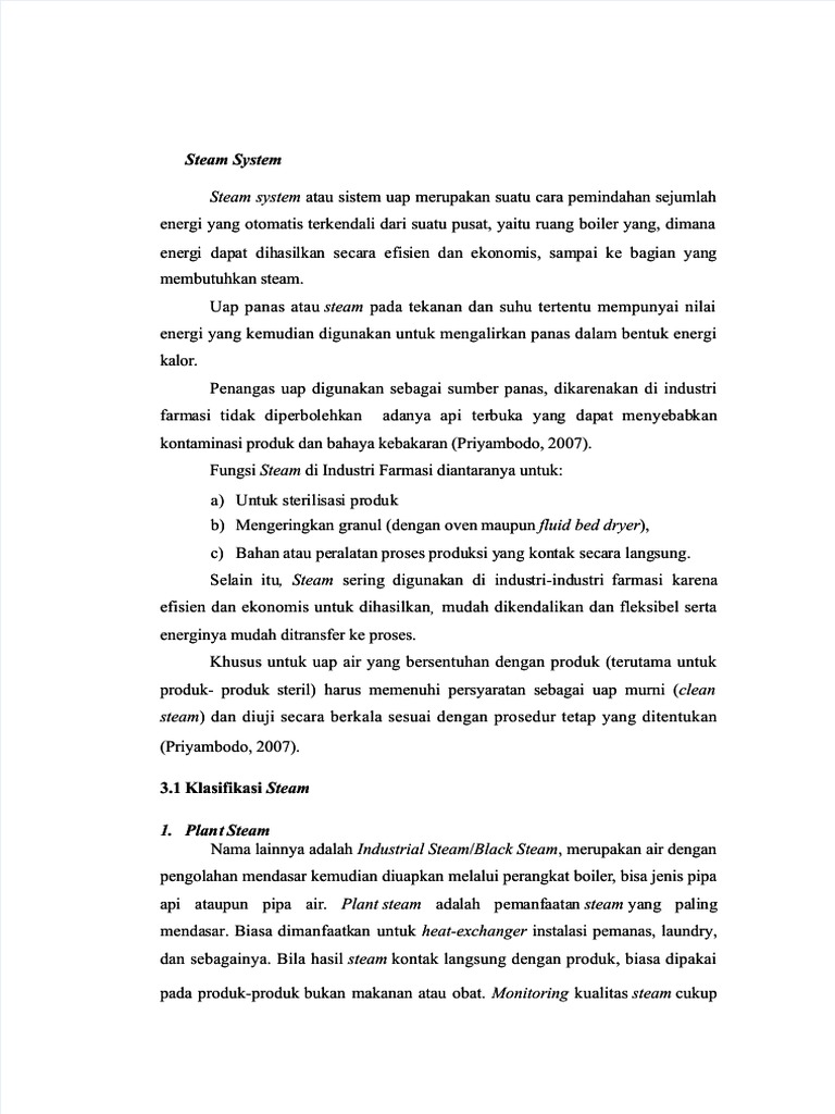 PDF Steam System DD | PDF