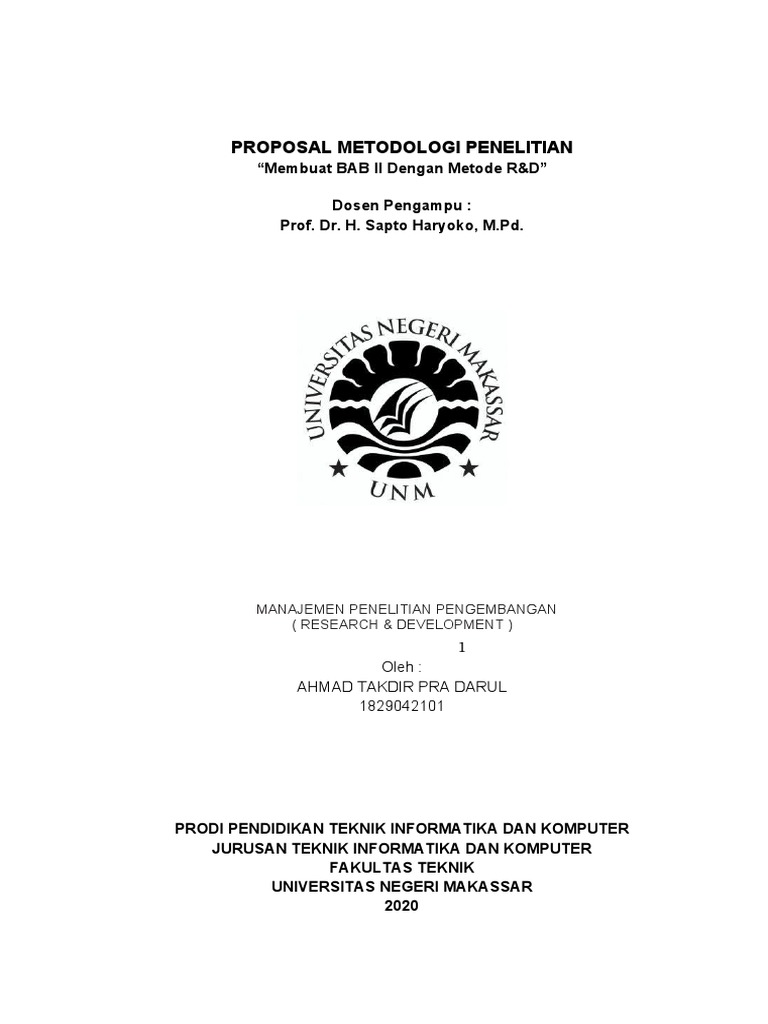 Proposal RND | PDF