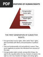 Three Generations of Human Rights | PDF | Law And Economics | Human Rights
