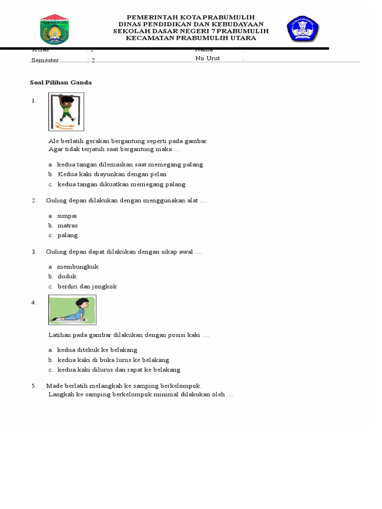 Soal Pjok Kls 2 | PDF
