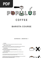 Barista Training Workbook (Office) | PDF | Coffee | Hot Drinks