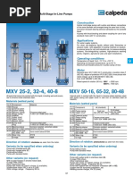 Wilo-Multivert MVI Pump Catalogue | PDF | Pump | Mechanical Engineering