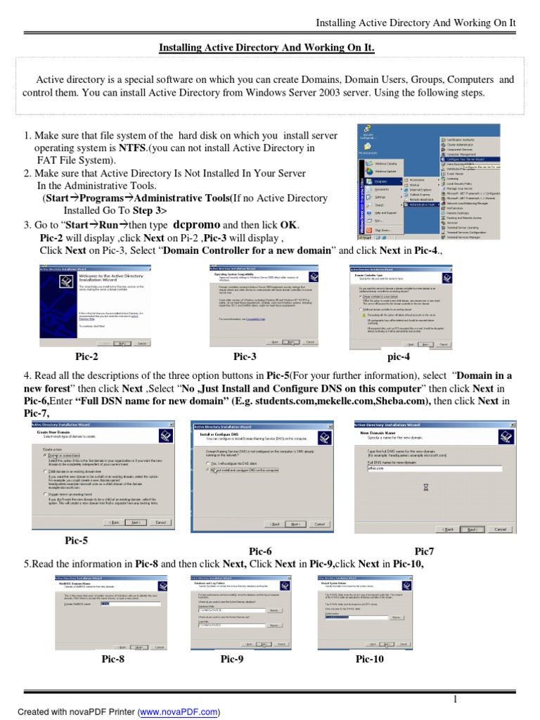 Configuring and Managing Active Directory: A Step-by-Step Guide to Installing, Setting Up Users ...