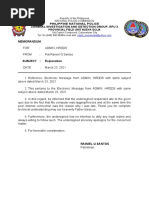 PDEA Application Letter | PDF