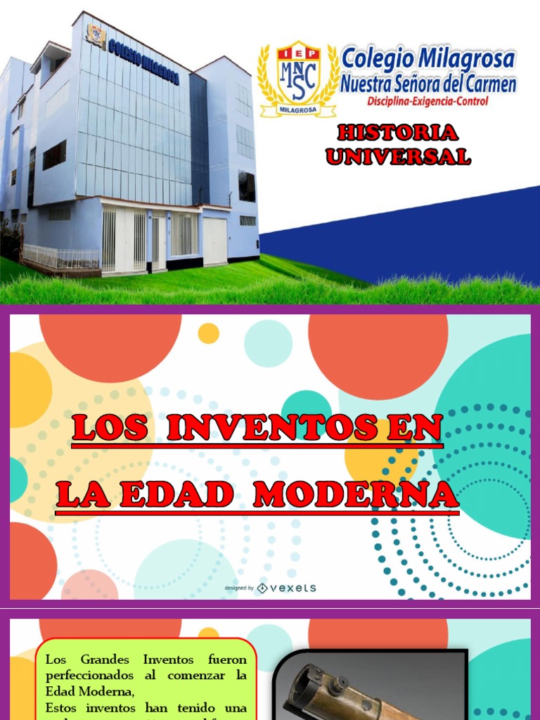 Inventos Clave de la Edad Moderna | PDF | Telescopio | Calculadora