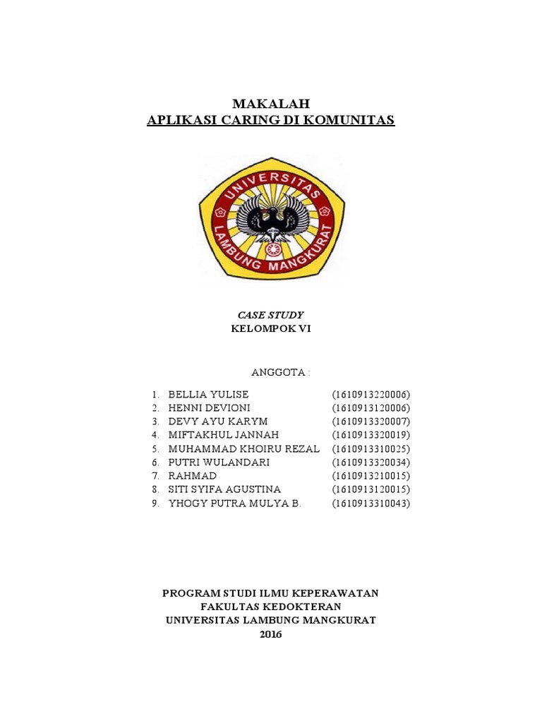 Makalah Case Study | PDF