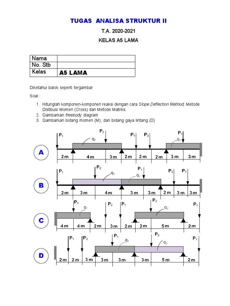Tugas Anstruk Ii KLS A5 Lama | PDF