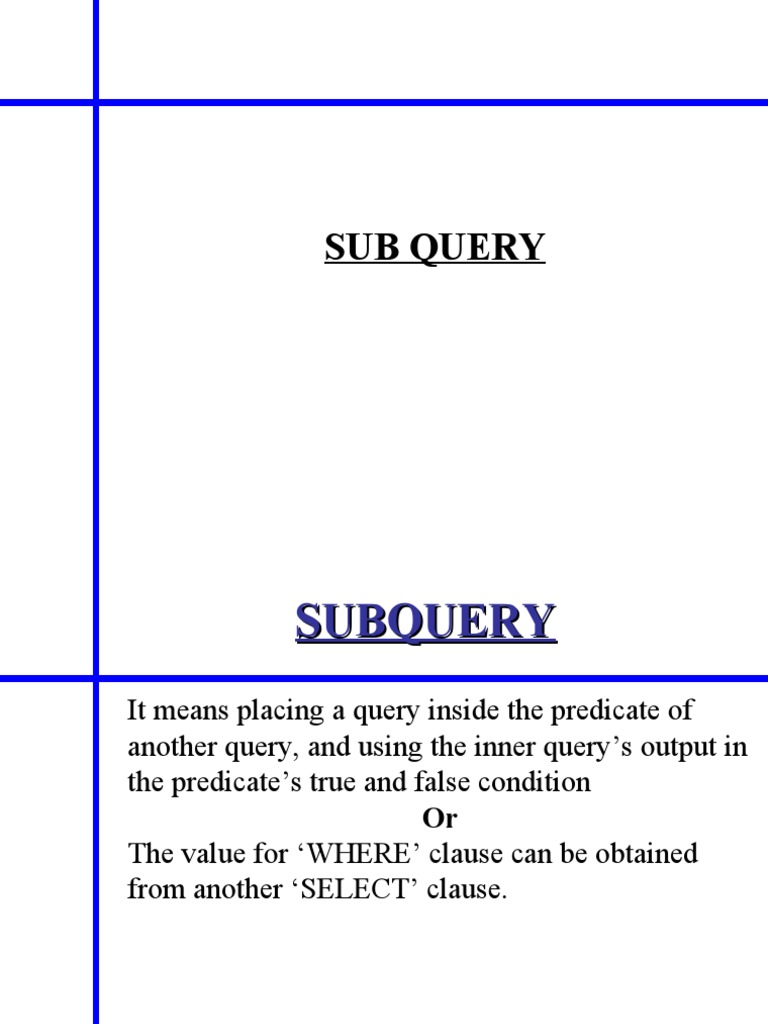 18 Subquery | PDF | Databases | Data Management