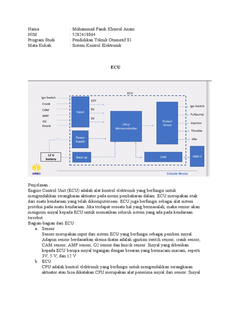Skema Ecu | PDF | Teknologi & Rekayasa