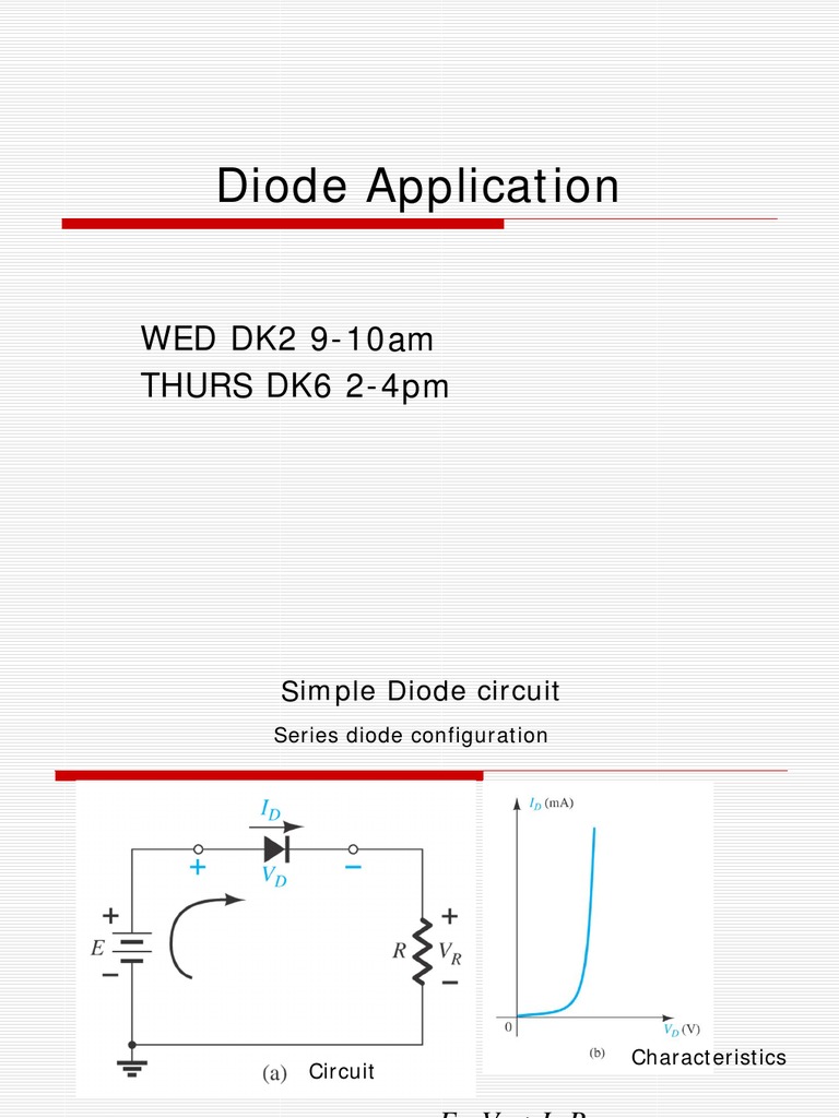 Electronic Device Lecture3 | PDF | Network Analysis (Electrical Circuits) | Rectifier