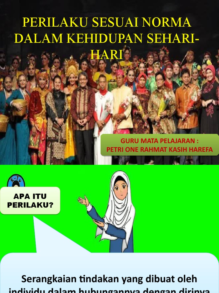 Perilaku Sesuai Norma Sehari-hari | PDF