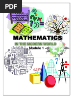 Lesson 1 - Mathematics in The Modern World | PDF | Pattern | Fractal