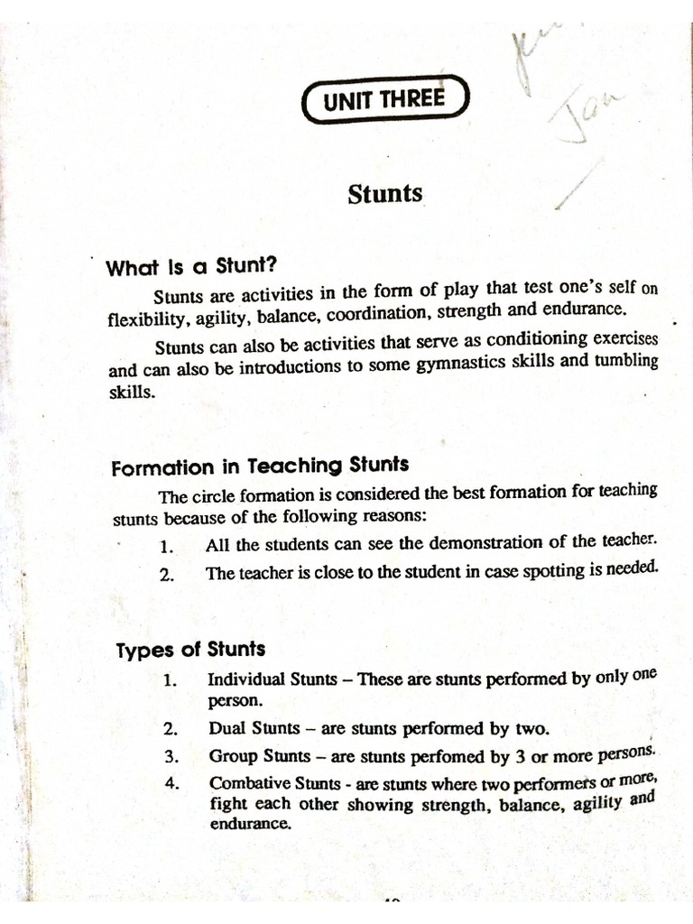 Stunts | PDF