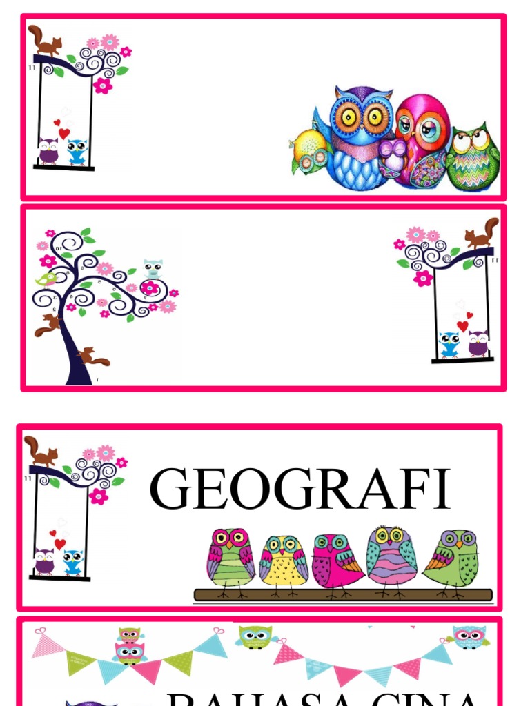 LABEL SUBJEK-versi Kosong | PDF