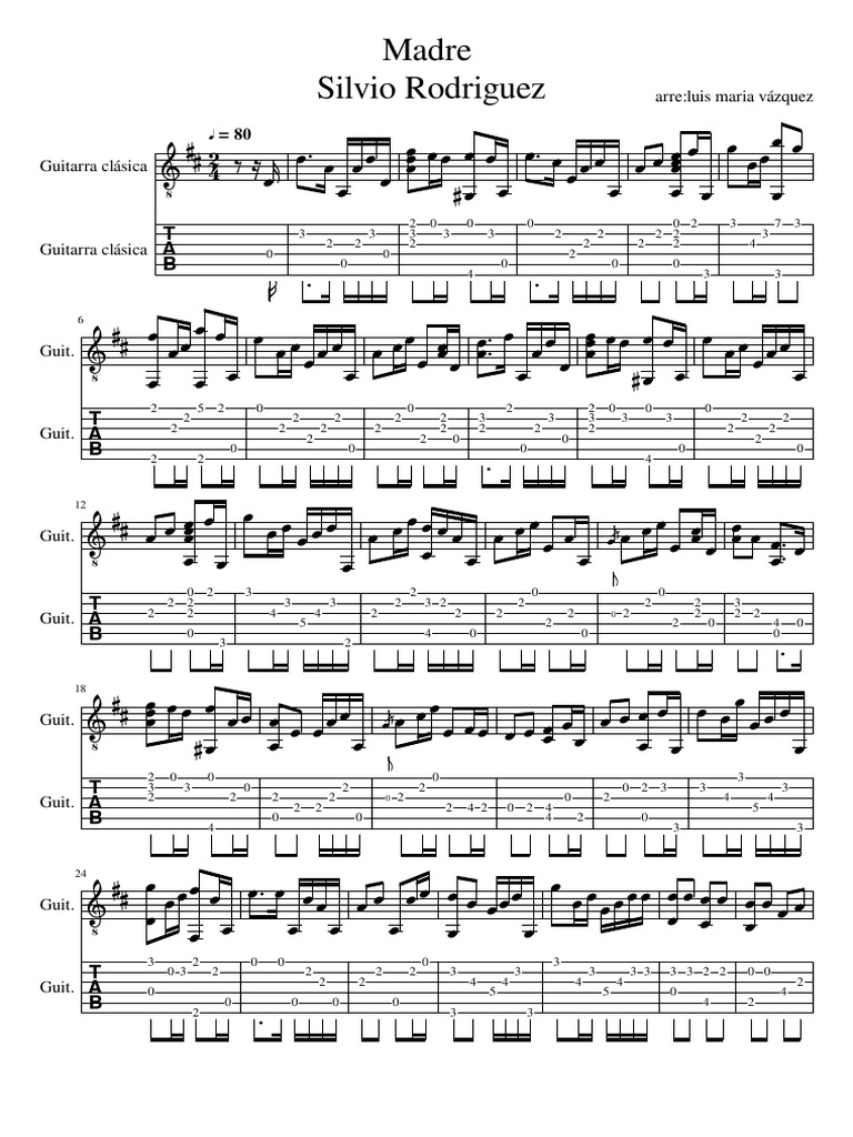 Madre Silvio Rodriguez Pdf