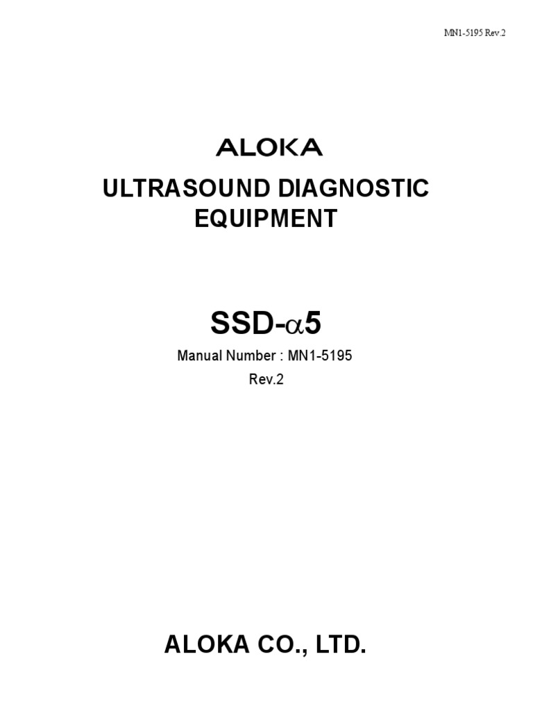 Aloka Alpha 5 Manual | PDF | Switch | Computing And Information Technology