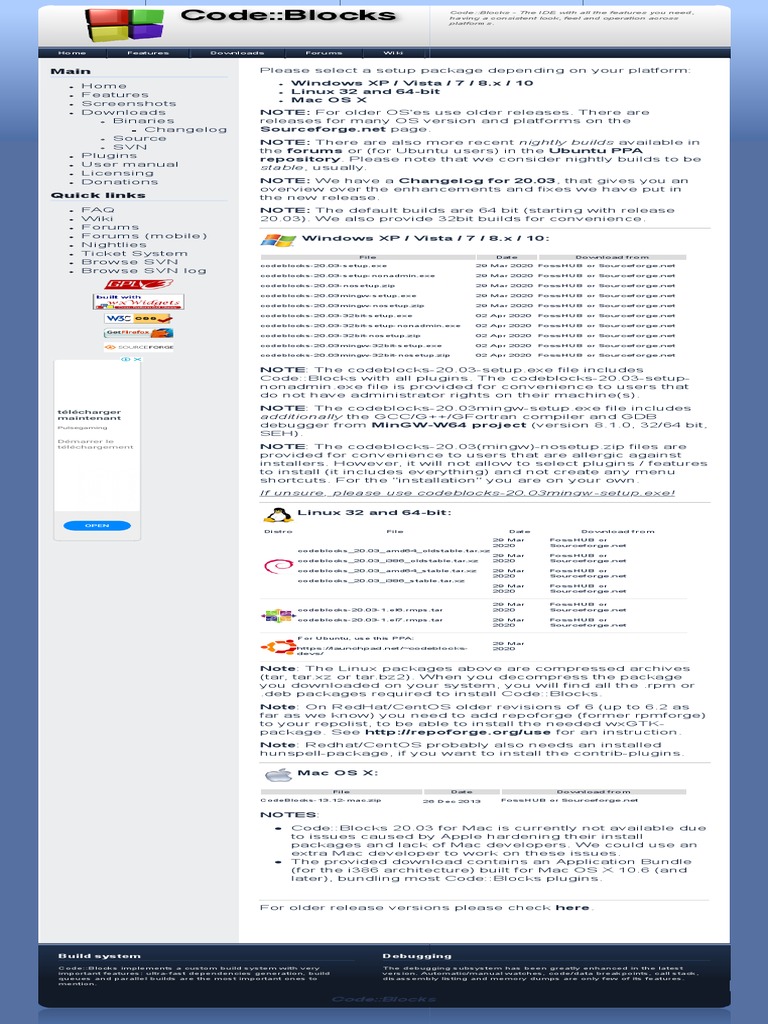 Home Features Screenshots Downloads Binaries Changelog Source SVN Plugins User Manual Licensing ...