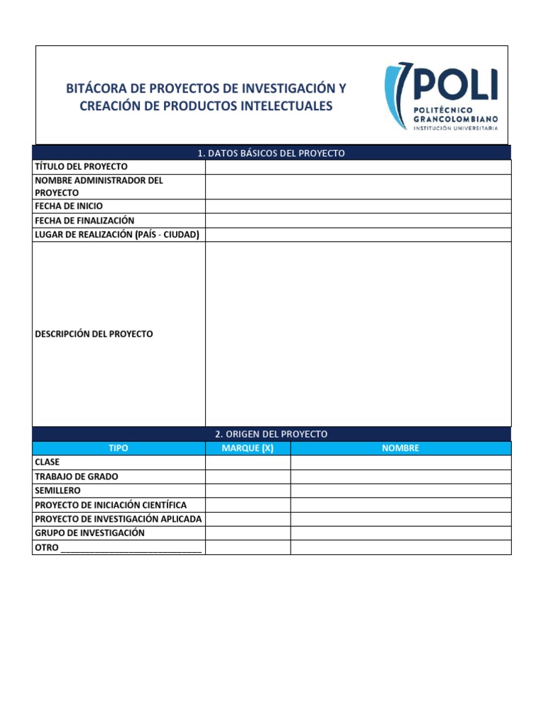 Bitacora de Proyecto | PDF