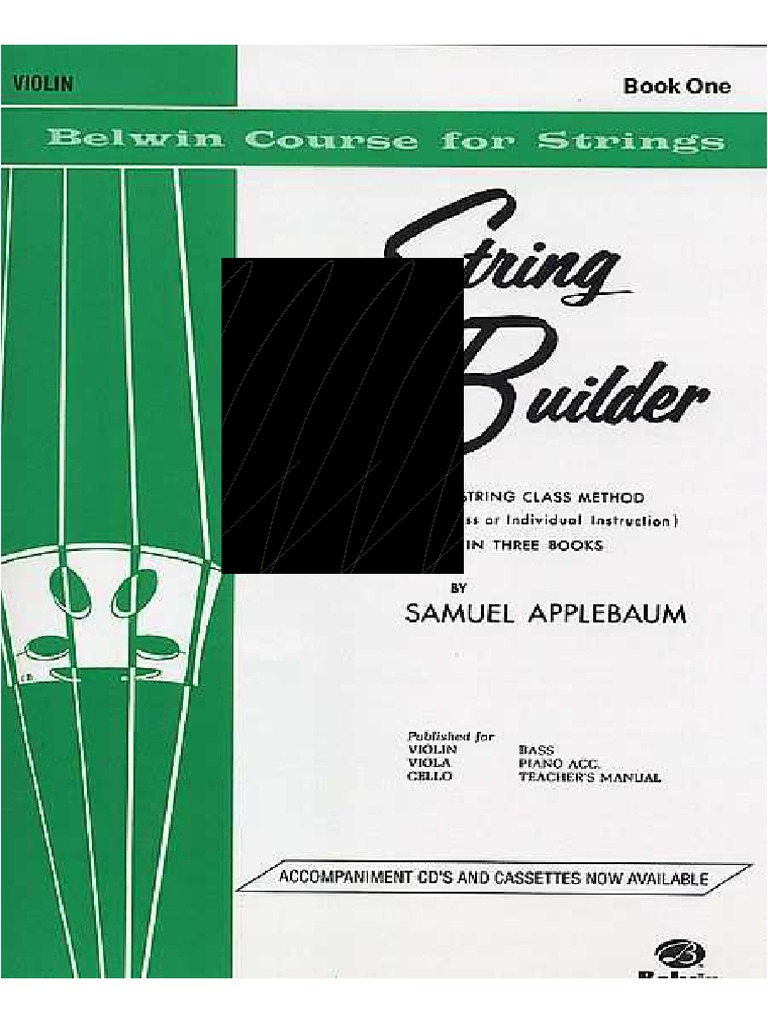 String Builder Violin Method Book 1 | PDF