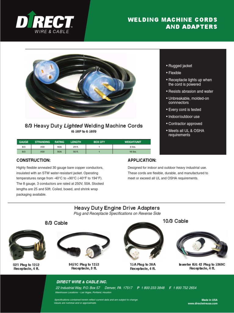 DWC - Weld - Plugs Recep - Layout 1 | Download Free PDF | Electrical ...